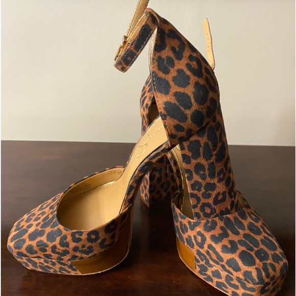 Jessica Simpson | Shoes | Leopard Print Platforms | Poshmark